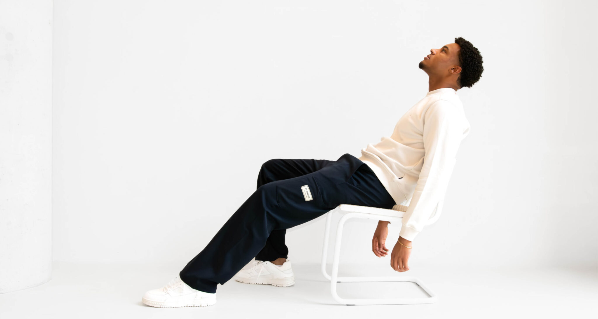 Bram's Fruit Emblem Patch Wattierte Jacke Marine | Mezaldy DE